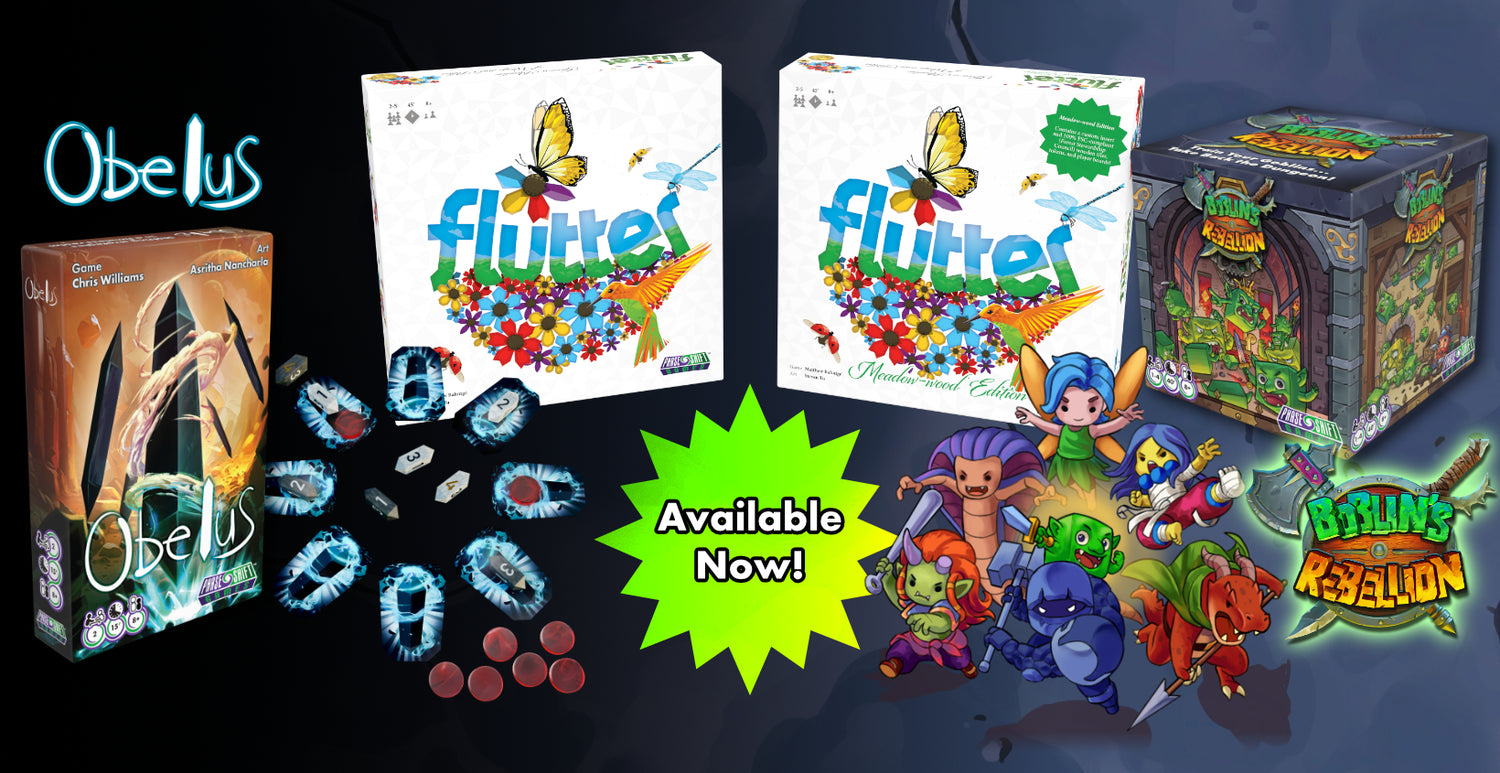 Phase Shift Games - Explore New Dimensions in tabletop gaming!